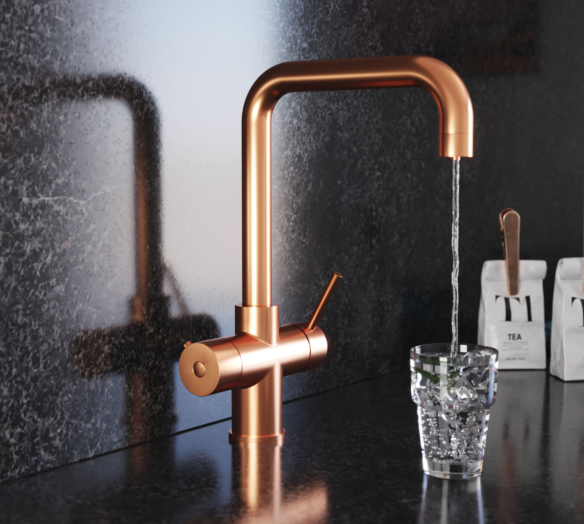 Copper Instant Boiling Water Taps: 3-in-1 & 4-in-1 Taps
