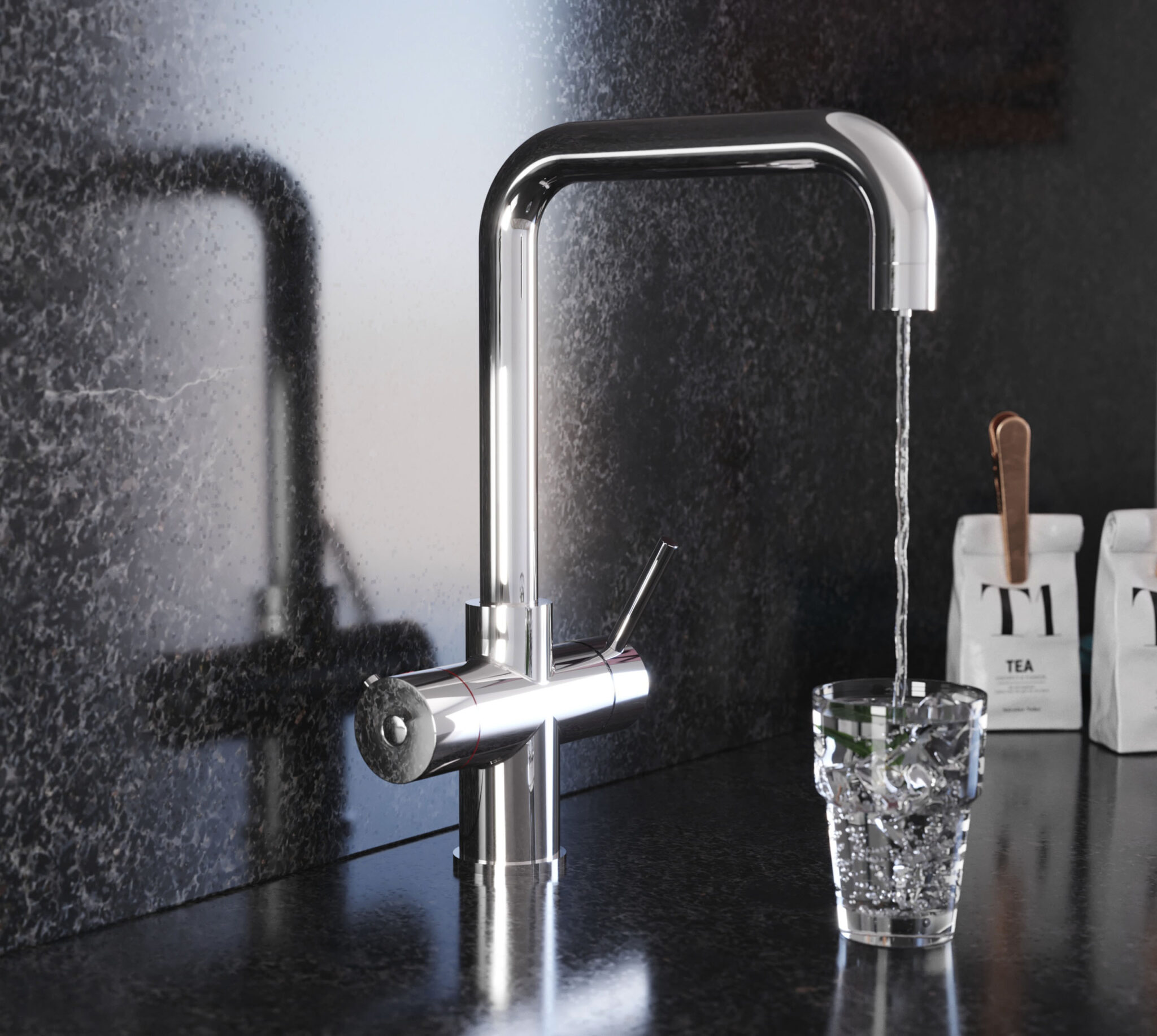 4-in-1 Taps: Filtered Chilled & Instant Boiling Water Taps