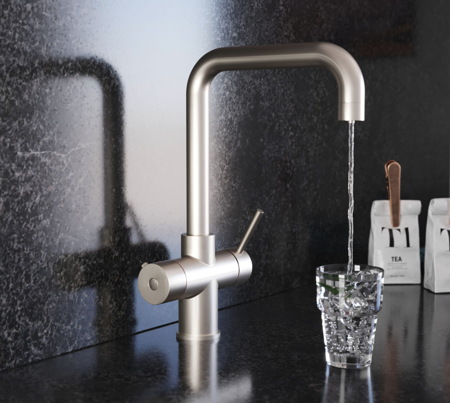 4-in-1 Taps: Filtered Chilled & Instant Boiling Water Taps