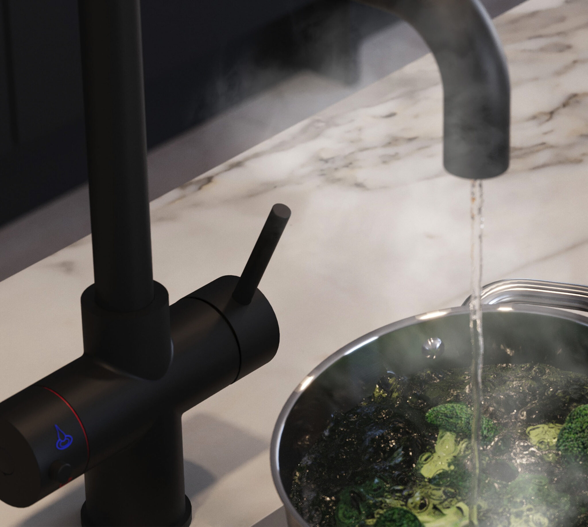 4-in-1 Taps: Hot, Cold, Filtered & Instant Boiling Water