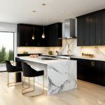 Black & Gold Kitchens: 8 Ideas for a Luxury Cooking Space