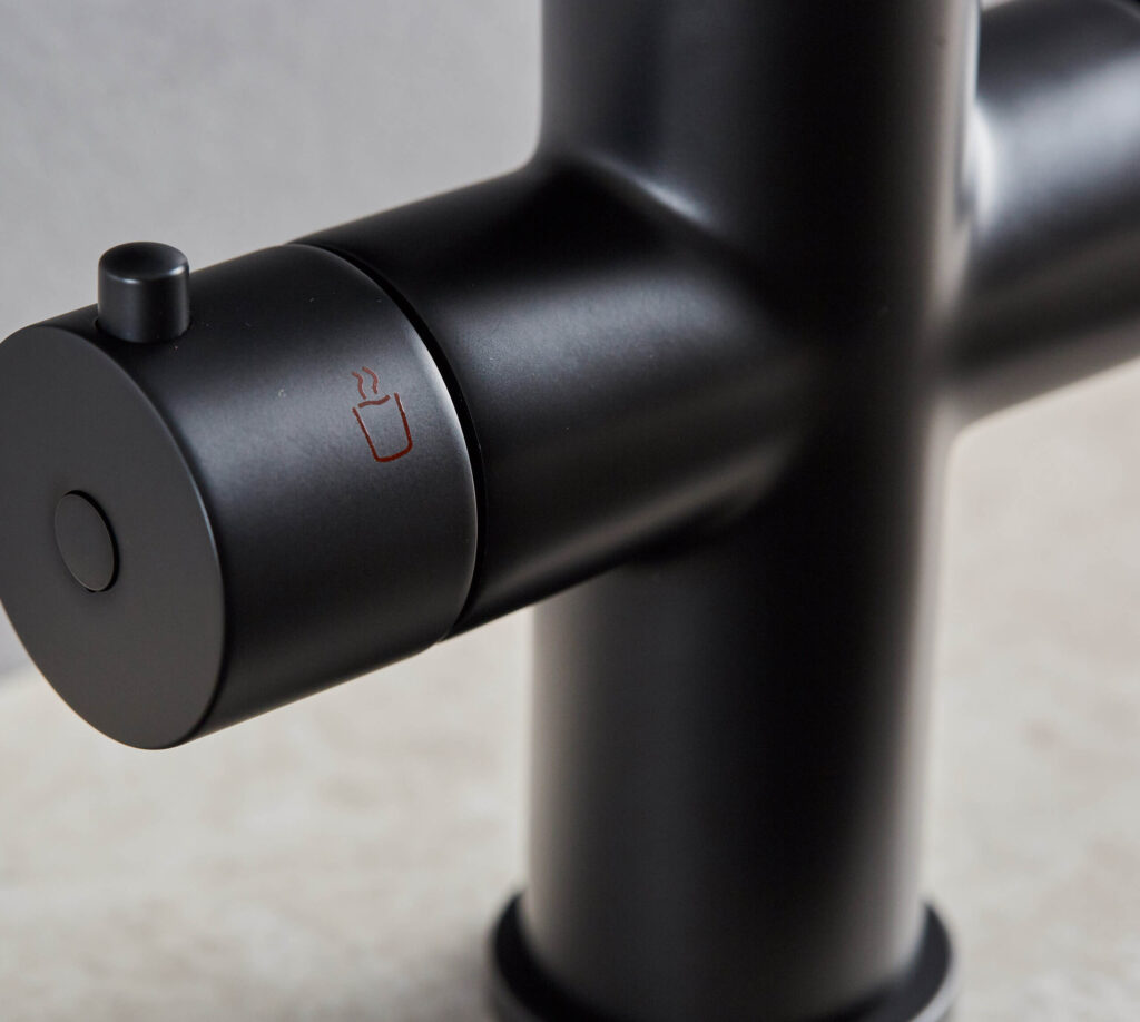 Black Instant Boiling Water Taps: 3-in-1 & 4-in-1 Taps