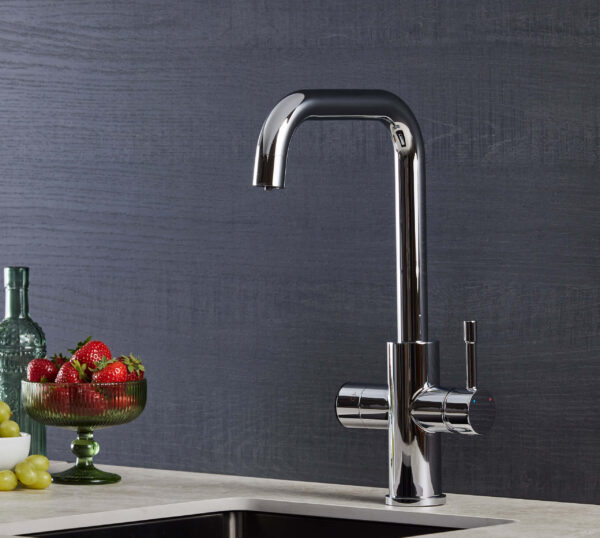 Platinum 4-in-1 Tap with Pull-Out Hose: Brushed Nickel